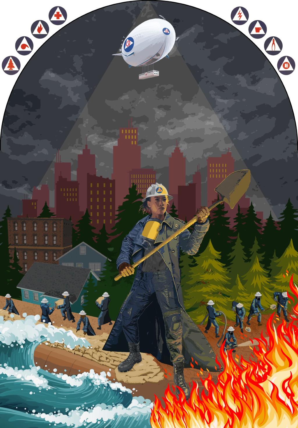 Civil Defense Poster · Story Seed Library